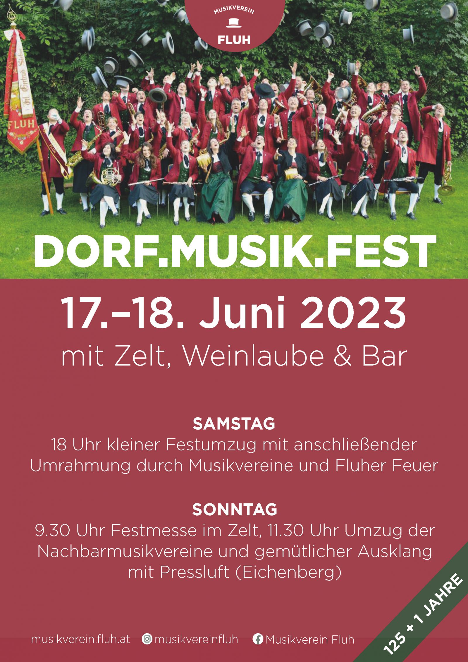 DORF.MUSIK.FEST 2023 - Musikverein Fluh